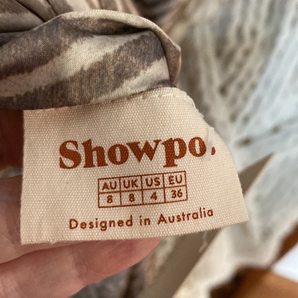Showpo. | Dresses | Nwt Showpo Odine Dress In Zebra Size 4 | Poshmark